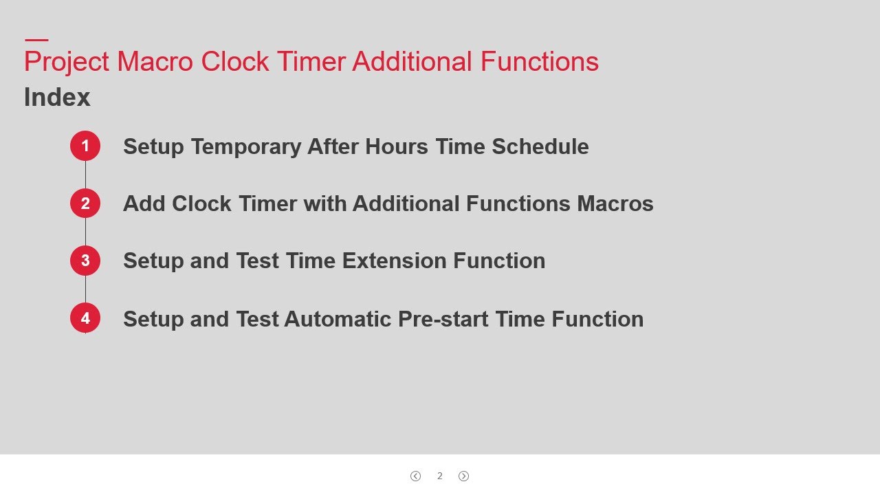 TV260103 ProjectMacro Clock Timer Additional Functions - YouTube