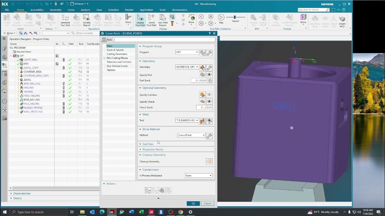 Siemens NX 2206 How To Make An Engraving Operation - YouTube