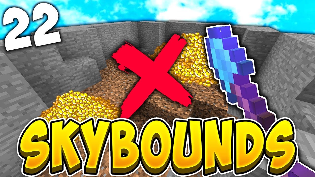 DIGGING FOR TREASURE! | SKYBOUNDS S2 #22 (Minecraft Skyblock) - YouTube