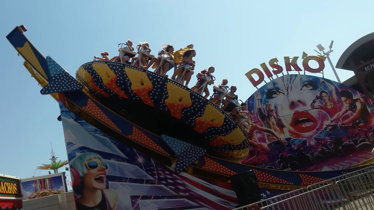 Disko Ride (Off-Ride) At the OC Fair - YouTube