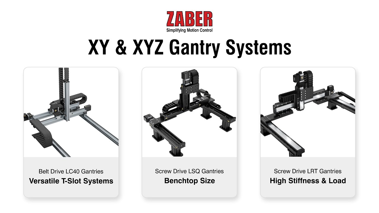 Plug-and-Play XY & XYZ Gantry Systems - YouTube