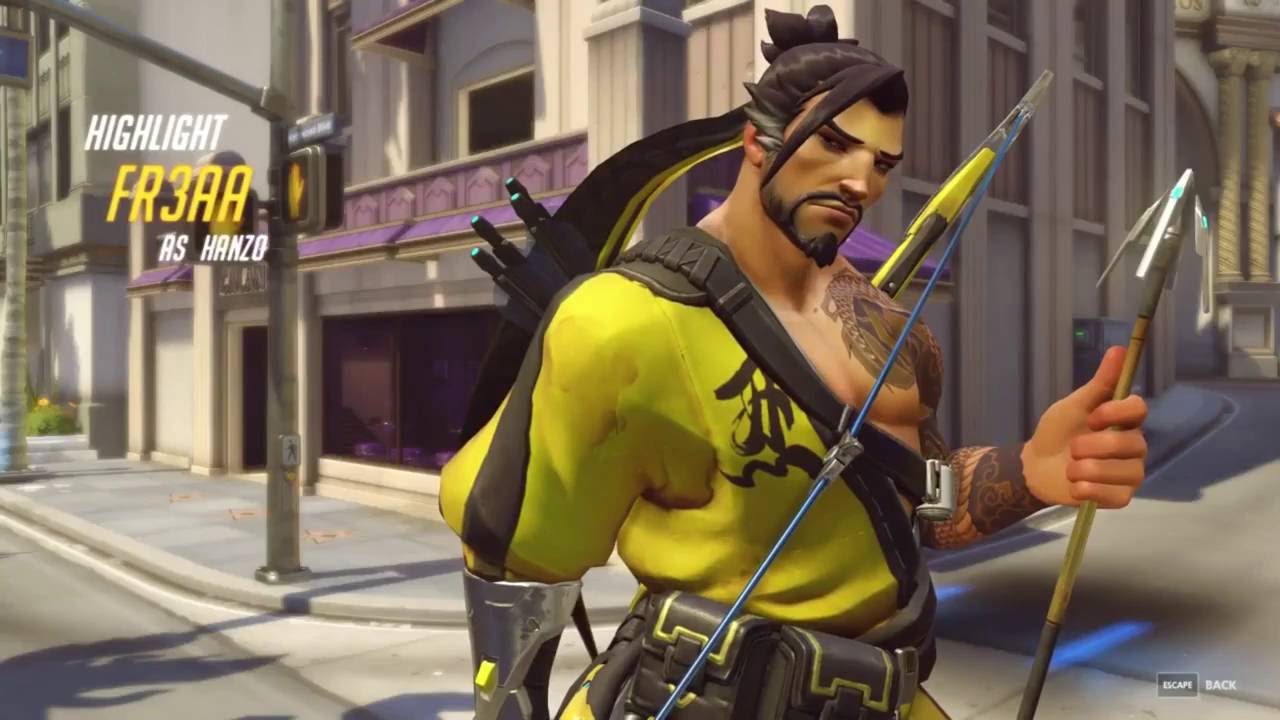 Overwatch weed play of the game #3 "hanzo" - YouTube