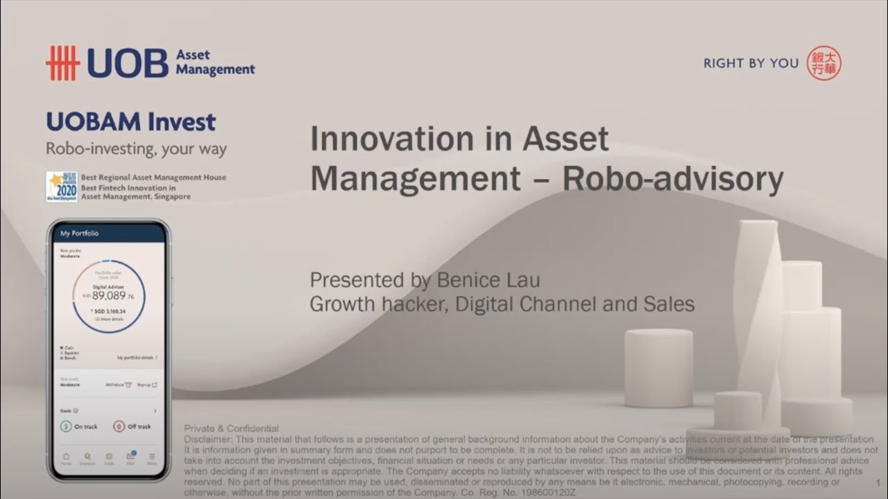 Innovation in UOB Asset Management - Robo-advisory - YouTube