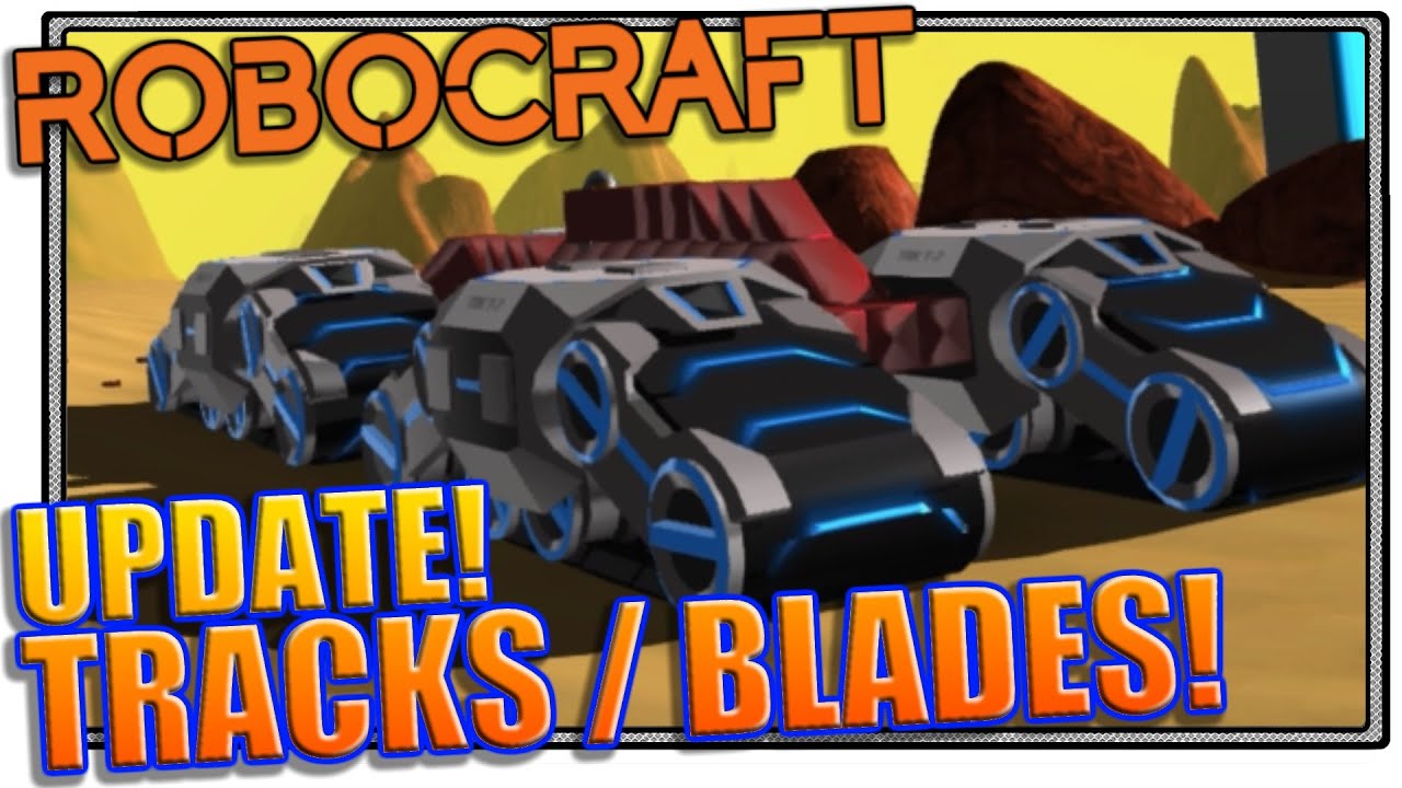 Robocraft Tracks and Tesla Blades! (Robocraft update) - YouTube