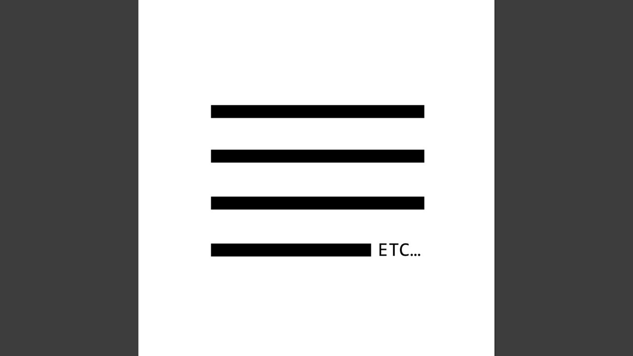 Etc... (Radio Edit) - YouTube