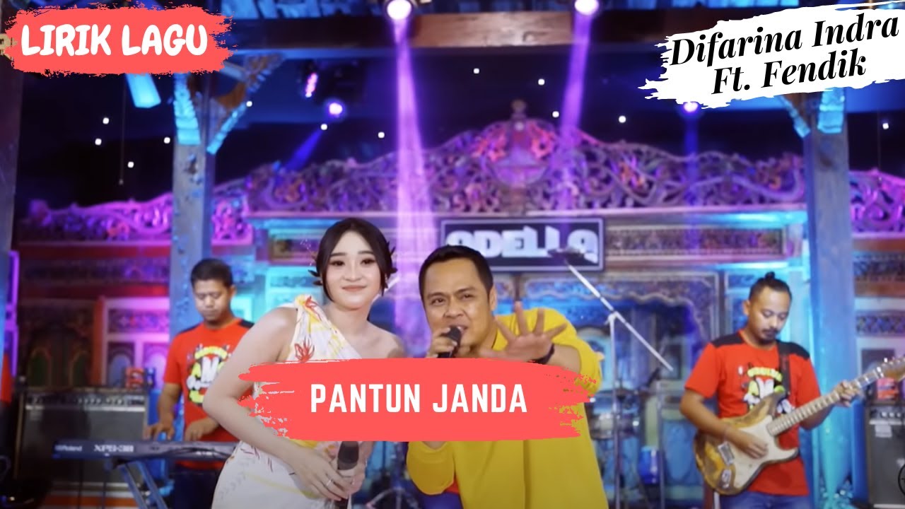Lirik Lagu | PANTUN JANDA - Cover BY Difarina Indra Adella Ft. Fendik ...