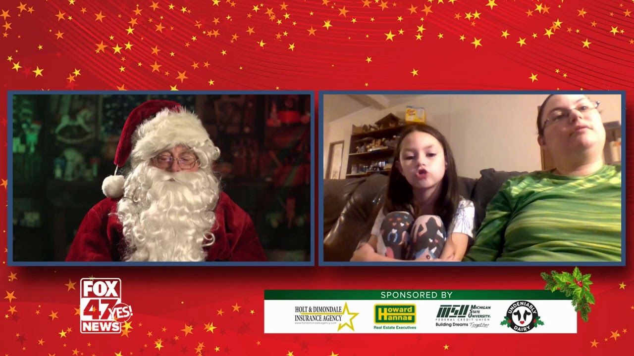 Virtual Visit With Santa - Jacqueline - YouTube