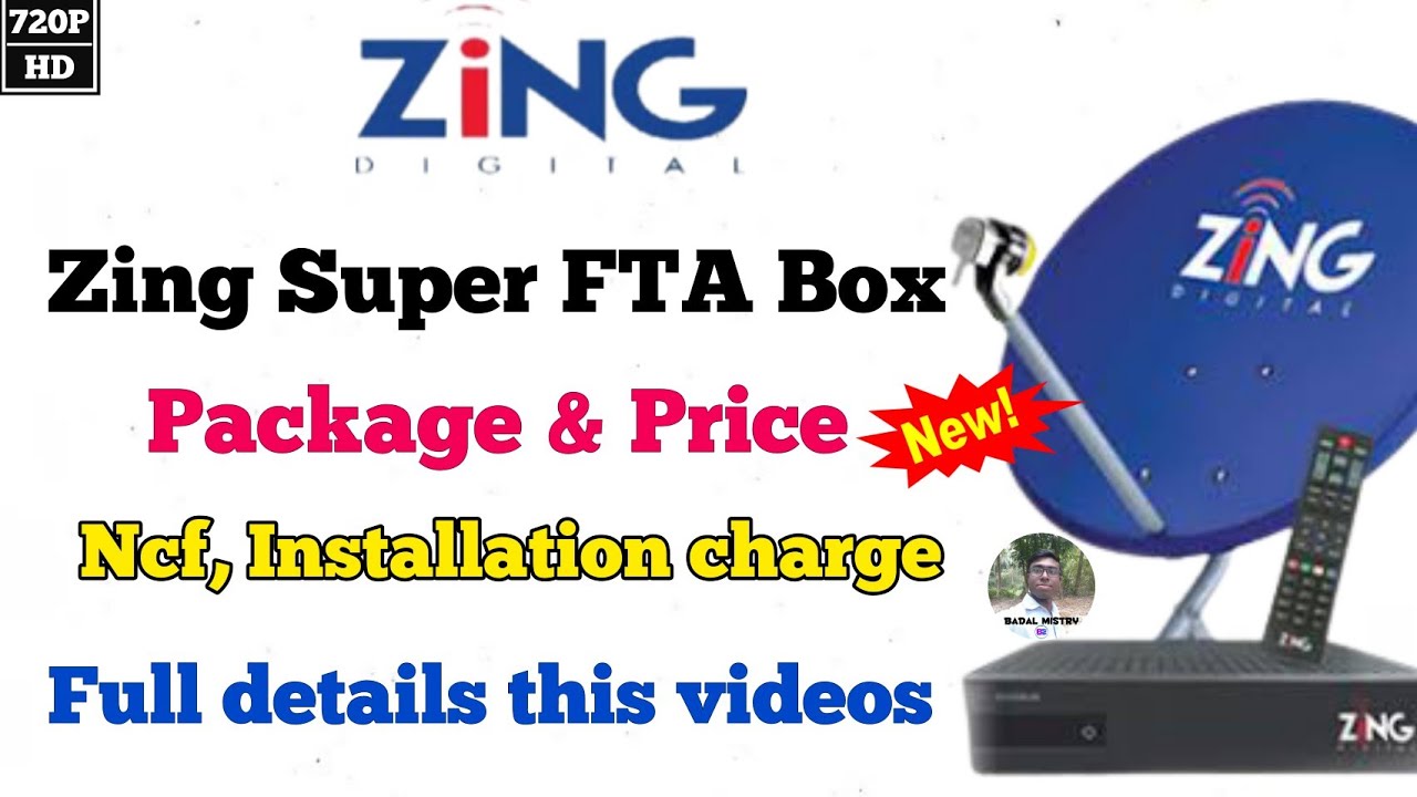 Zing super FTA box recharge plan & package price/zing dishtv package ...