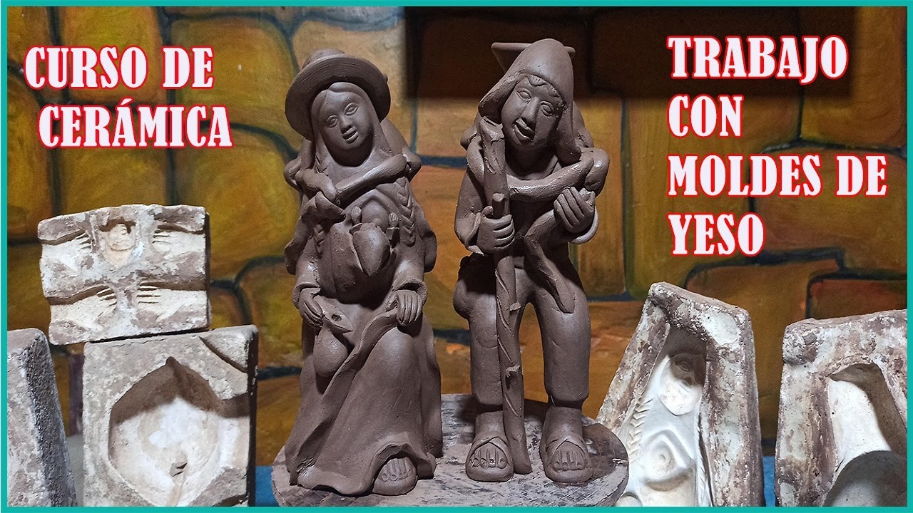 ASÍ SE HACE FIGURAS DE ARCILLA USANDO MOLDES DE YESO PASO A PASO ...