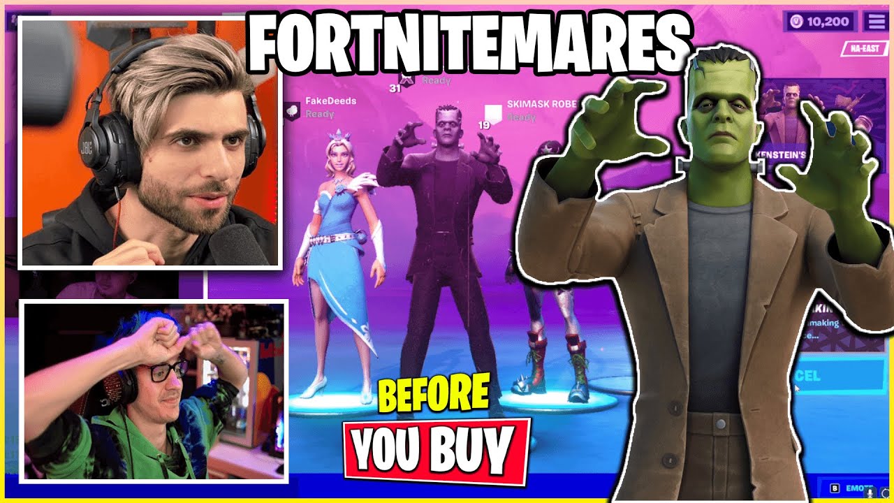 Streamers Play With Frankenstein Monster Skin In Fortnite ...
