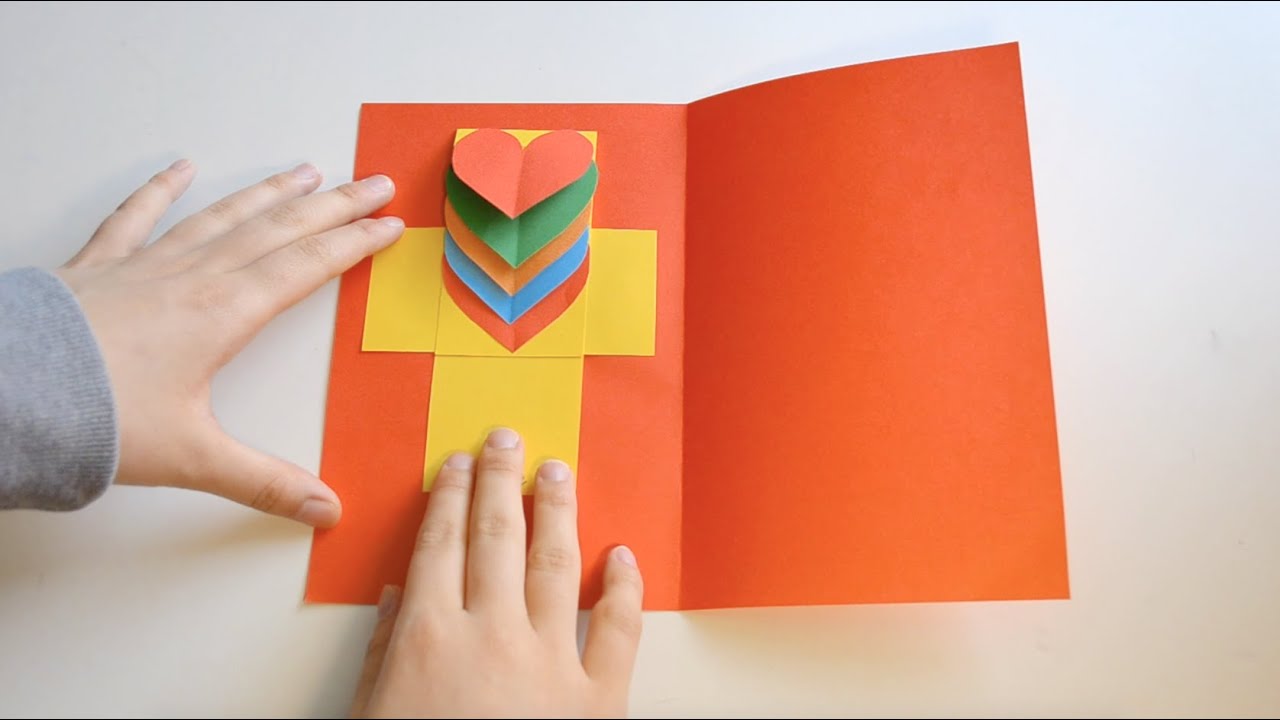 How to make a hidden message card - YouTube