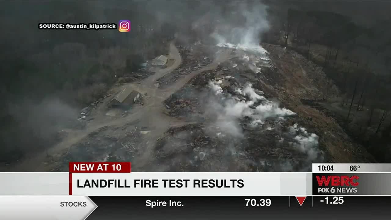 Landfill fire test results - YouTube