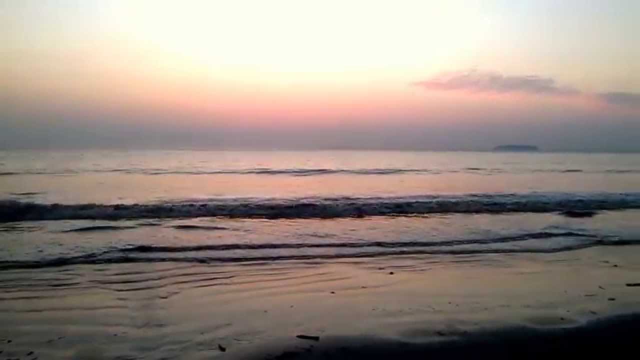 Berrow Beach Somerset Sunset UK HD - YouTube