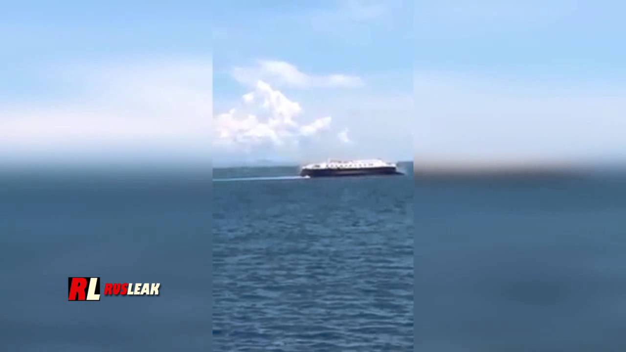 Overloaded Ship capsizes off Indonesian Coast - YouTube