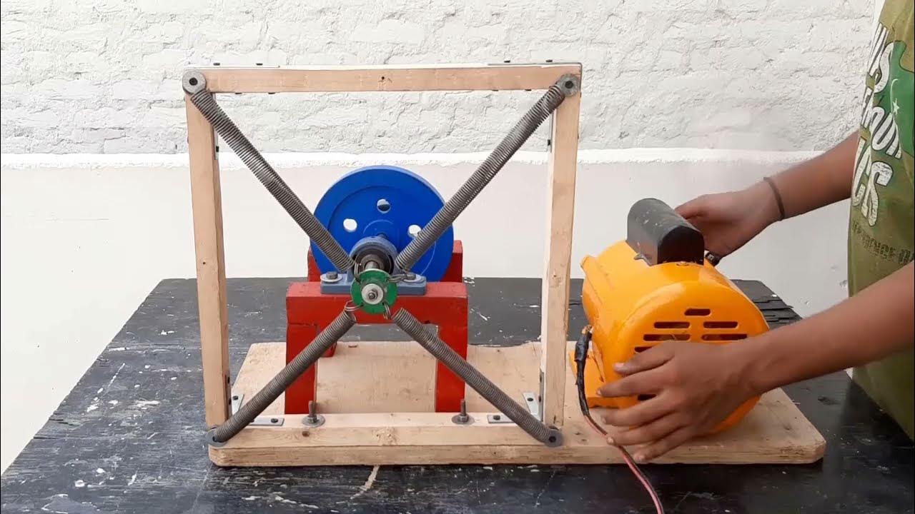 Build Flywheel Free Energy 4 Spring Engine Flywheel Machine Free ...