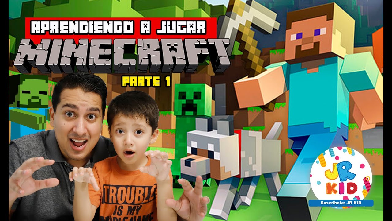 JR KID | Jugando Minecraft por Primera Vez - YouTube