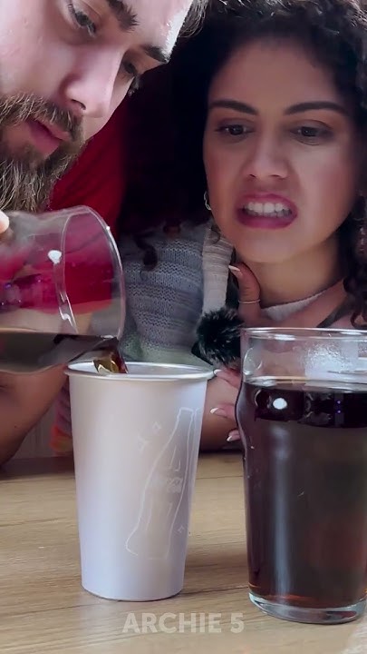 Viral Cola Glass Does Magic 😲 Shorts Experiment Testingvideo Youtube