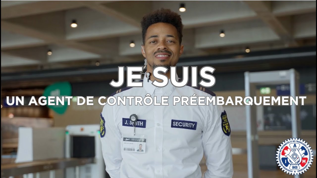 Je suis un agent de contrôle préembarquement! - YouTube