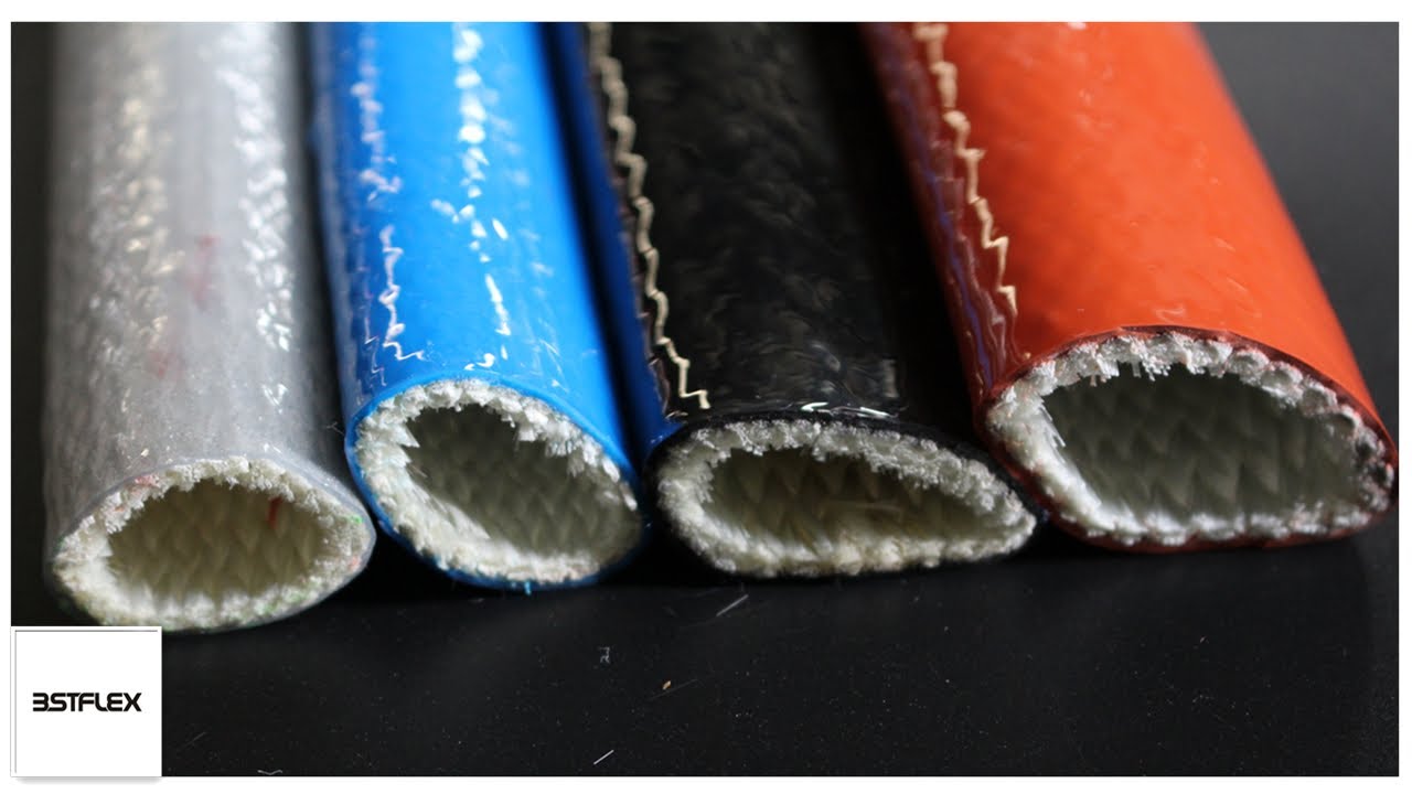 How to make the fire sleeve for hose and cable - YouTube