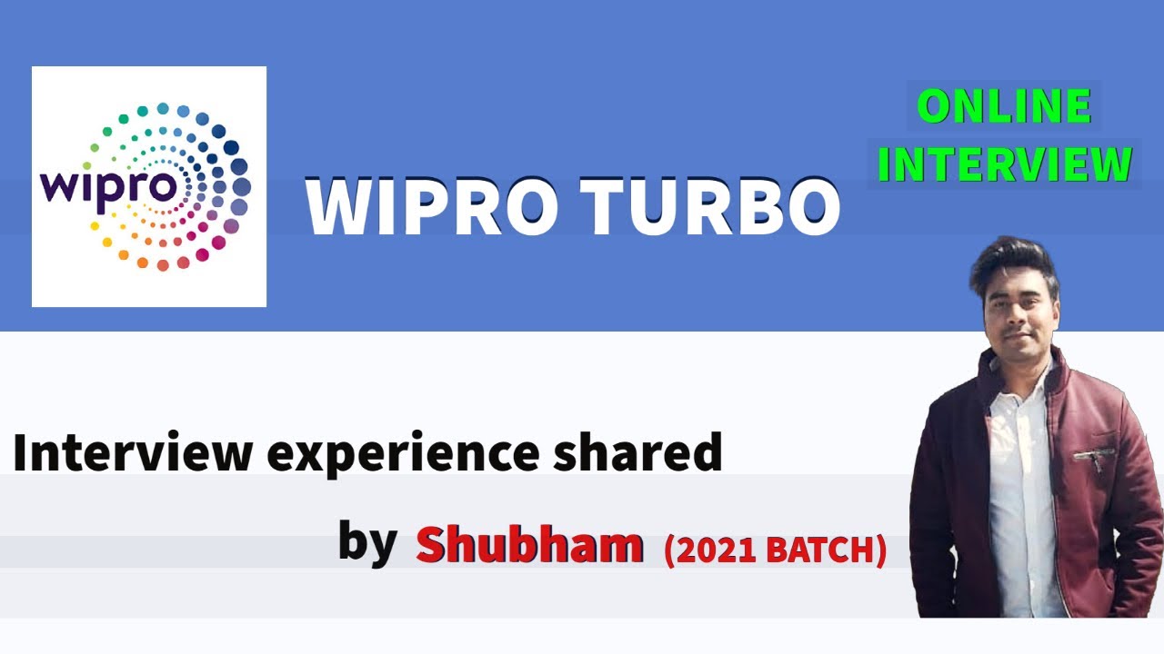 wipro turbo Online test experience shared by student of 2021 batch ...