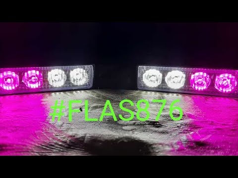 First Ever In The World Purple And White LED Surface Mount Strobe ...