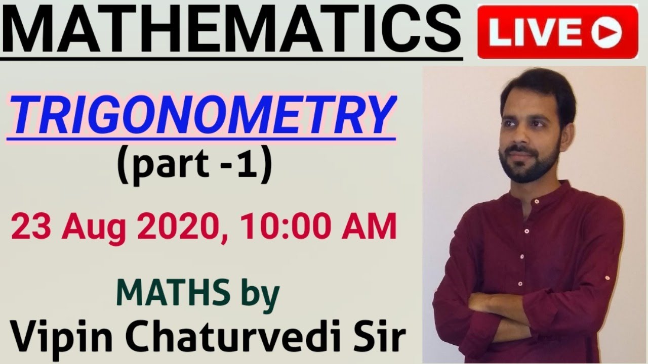 MATHS | Trigonometry | Part - 1 | Class 10 - YouTube