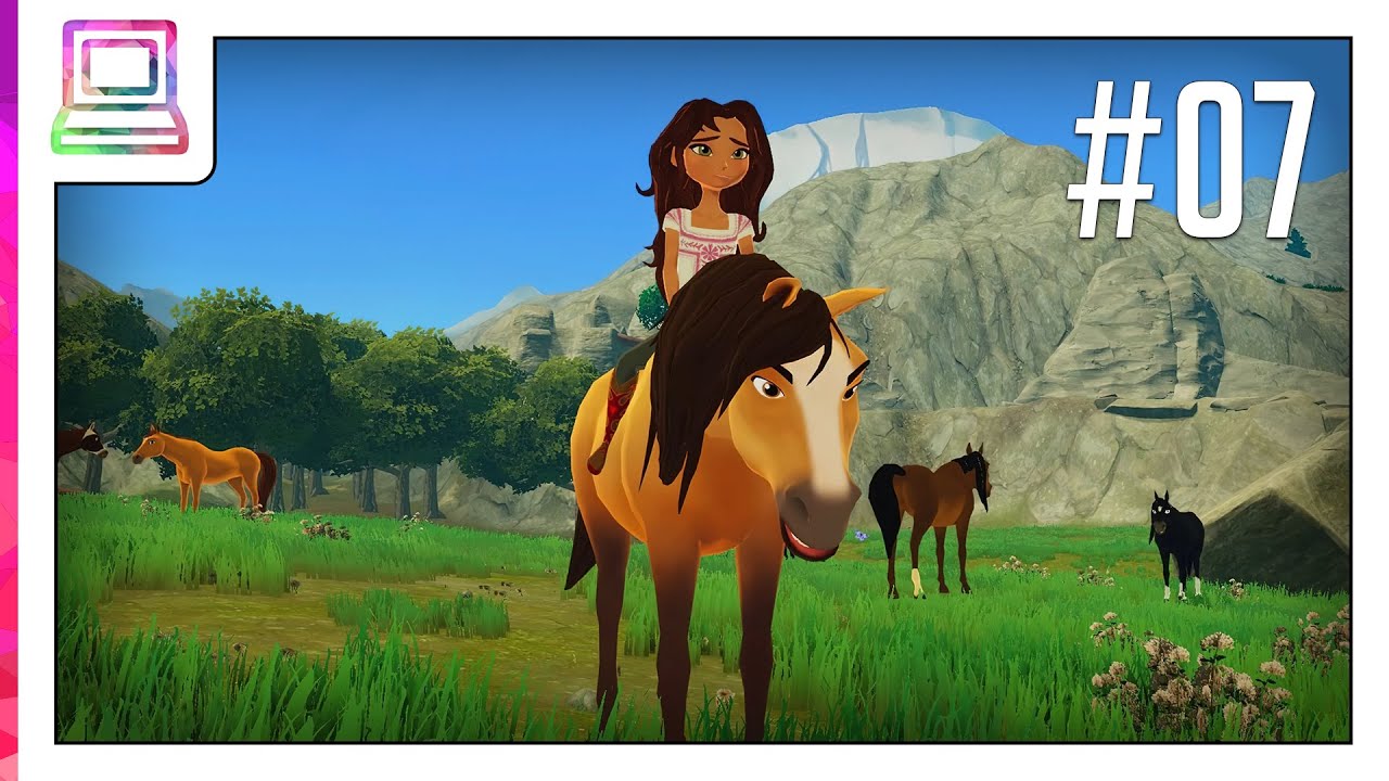 DreamWorks Spirit Lucky's Big Adventure (Part 7) (Horse Game) - YouTube