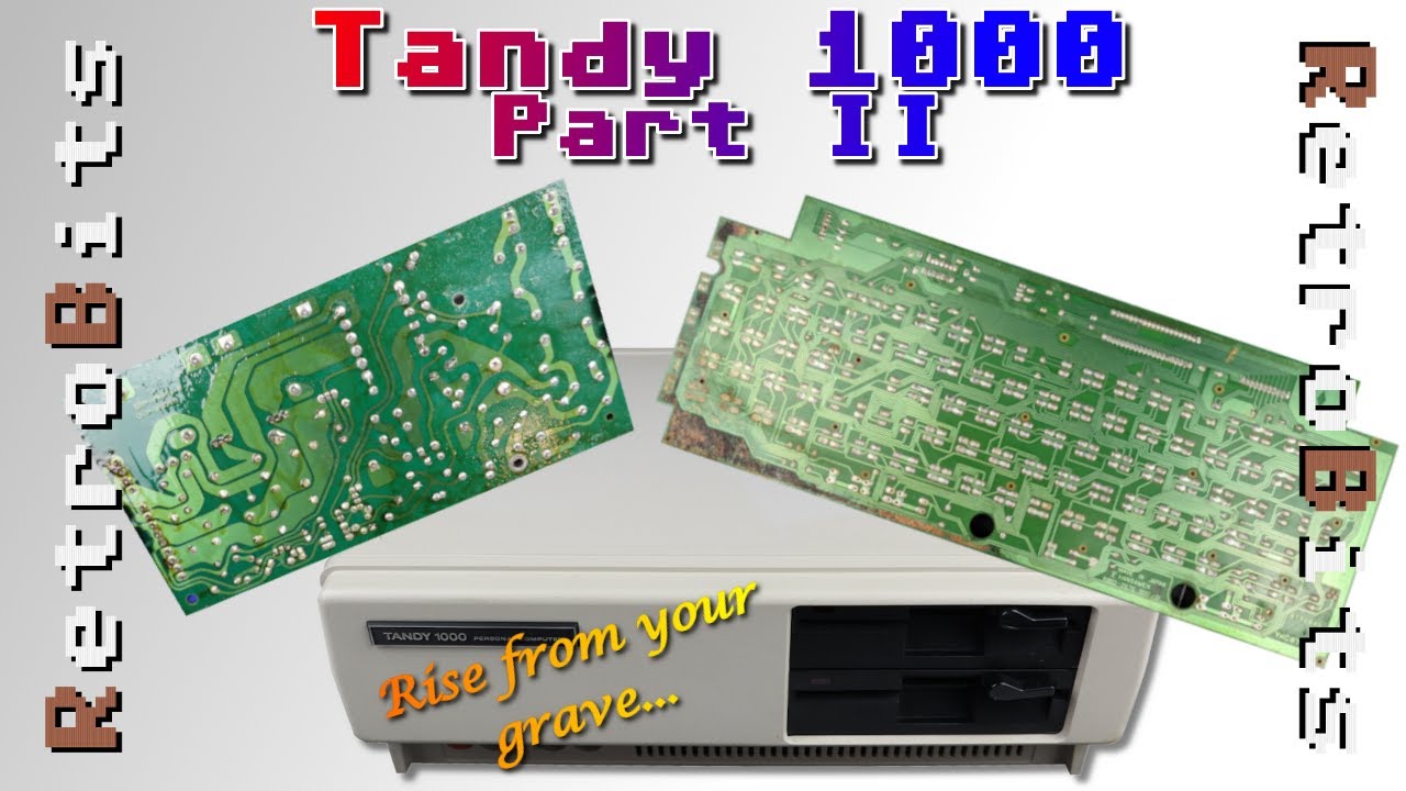 Tandy 1000 Part 2: Raising the Dead? - YouTube