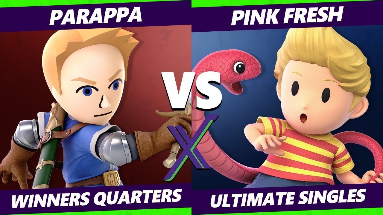 Smash Ultimate Tournament - Parappa (Mii Swordfighter) Vs. Pink Fresh ...