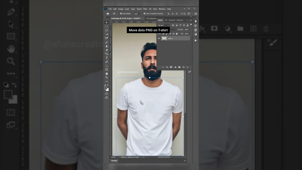 Learn How To Add Dot Png On T shirt In Photoshop Within 60 Seconds shorts photoshopreels YouTube Learn How To Add Dot Png On T shirt In Photoshop Within 60 Seconds shorts photoshopreels YouTube