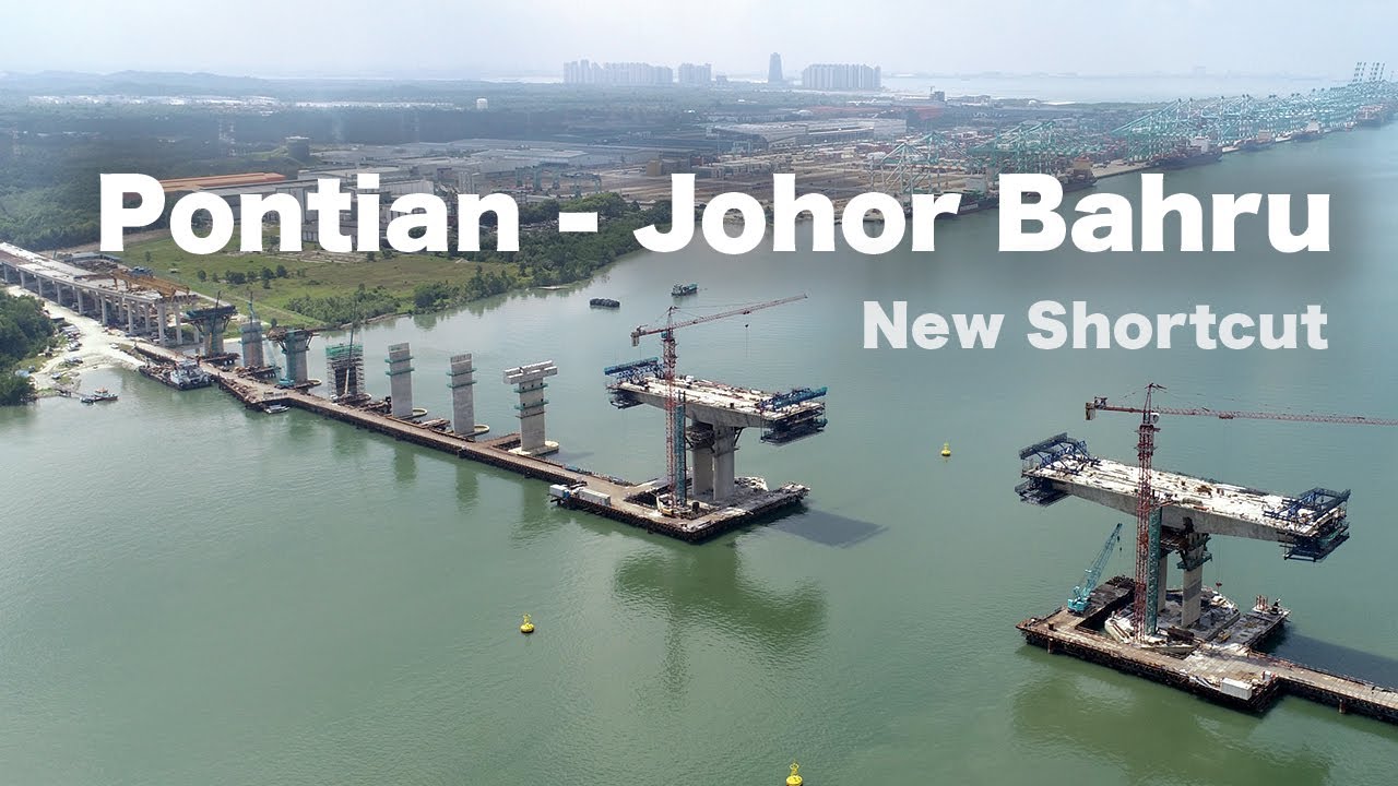 Pontian JB Bridge - Construction Progress - YouTube