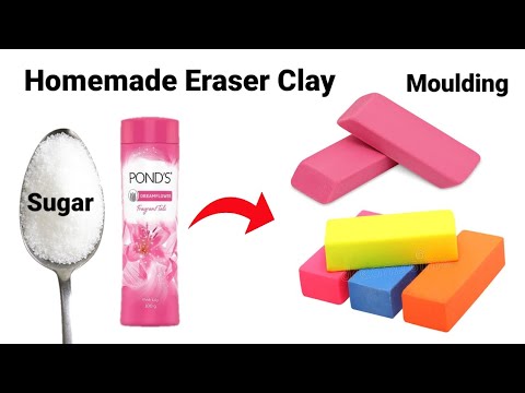 How to make Kneaded Eraser at home/DIY Kneaded Eraser /homemade Kneaded ...