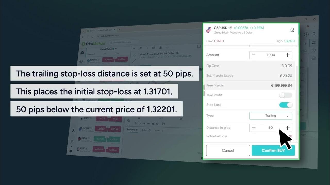 ThinkTrader’s newest tool: Trailing Stop-Loss - YouTube