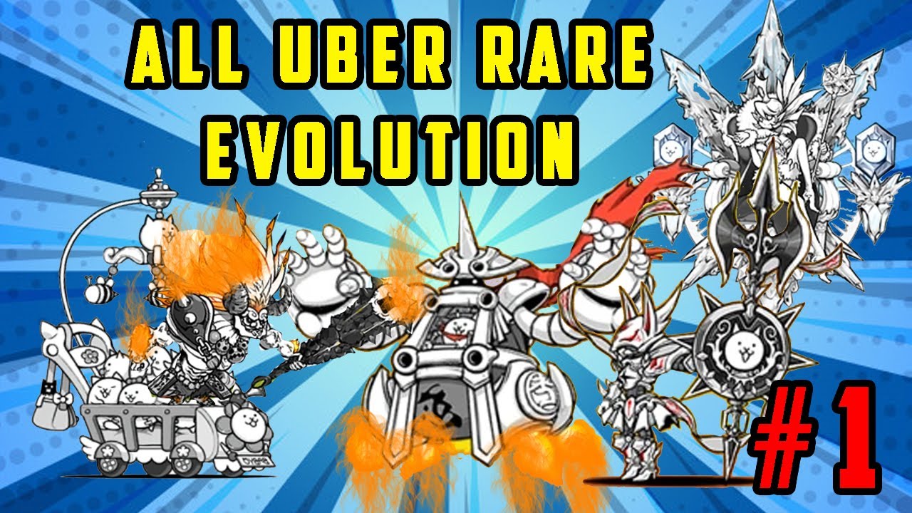 The Battle Cats - All Uber Rare Evolution #part1 - YouTube