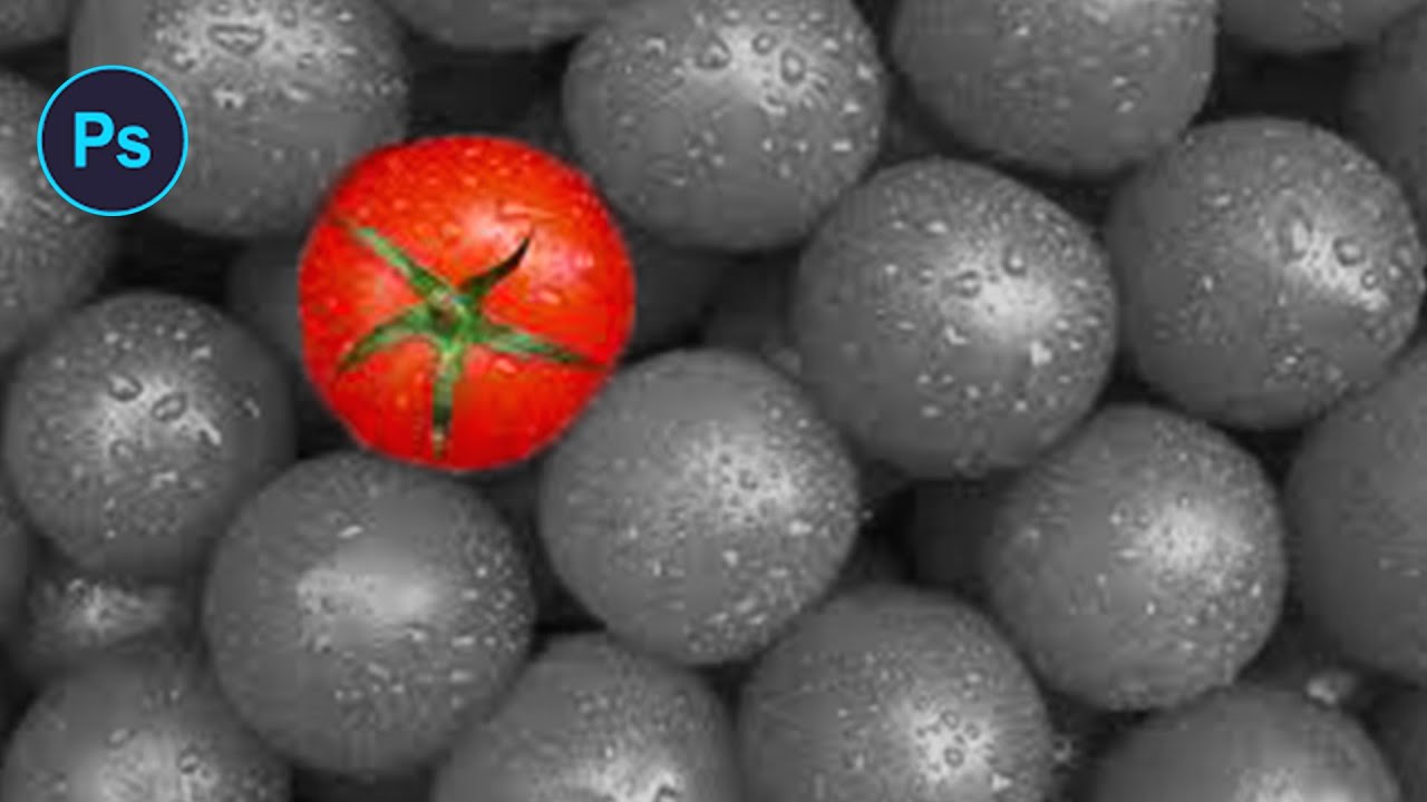 how to create realistic color splash effect in photoshop tutorial - YouTube