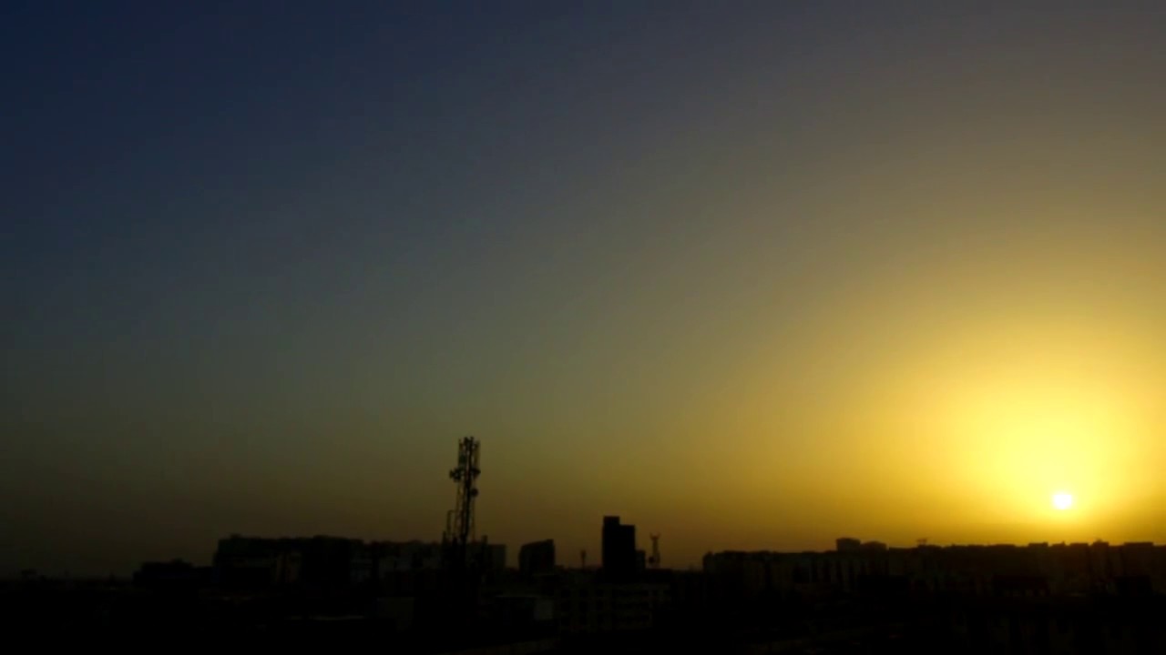 Karachi Sunset TimeLapse - Mar 27, 2017 - YouTube