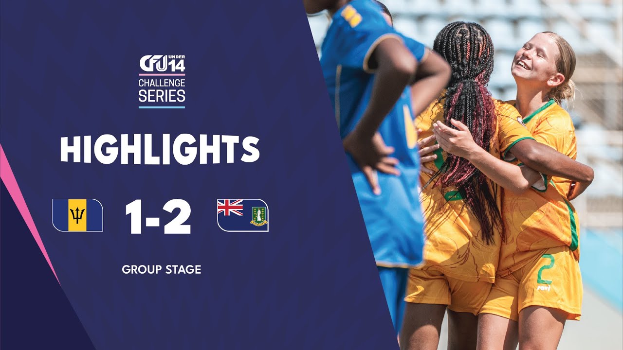 Barbados v. BVI | Tier-II Group B | FULL HIGHLIGHTS | 2025 CFU U14 ...