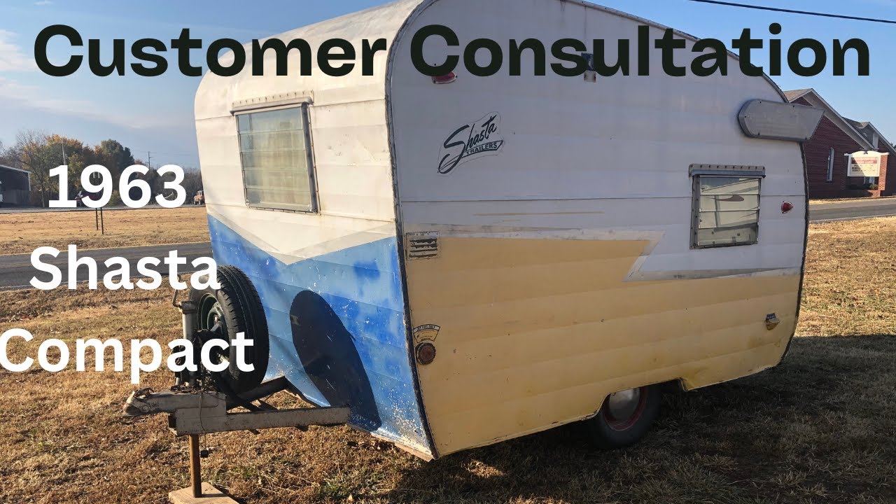 EP 236 Customer consultation to rebuild 1963 Shasta Compact vintage ...