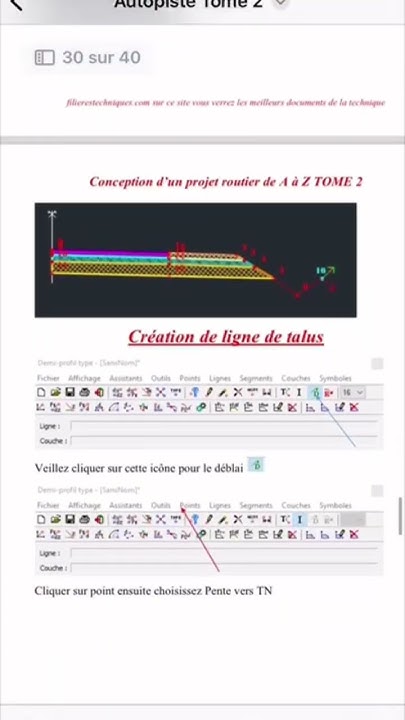 Conception d'un projet routier - YouTube