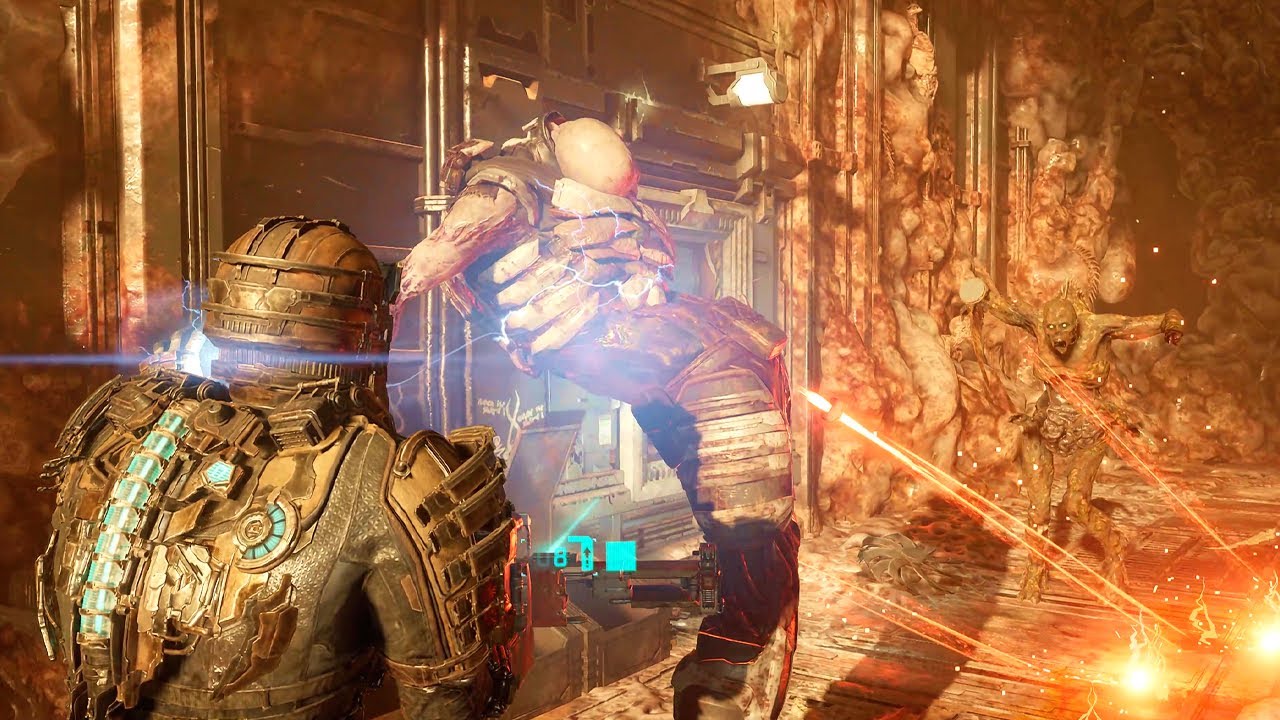 Line gun is a little out of control | Dead Space Remake - YouTube