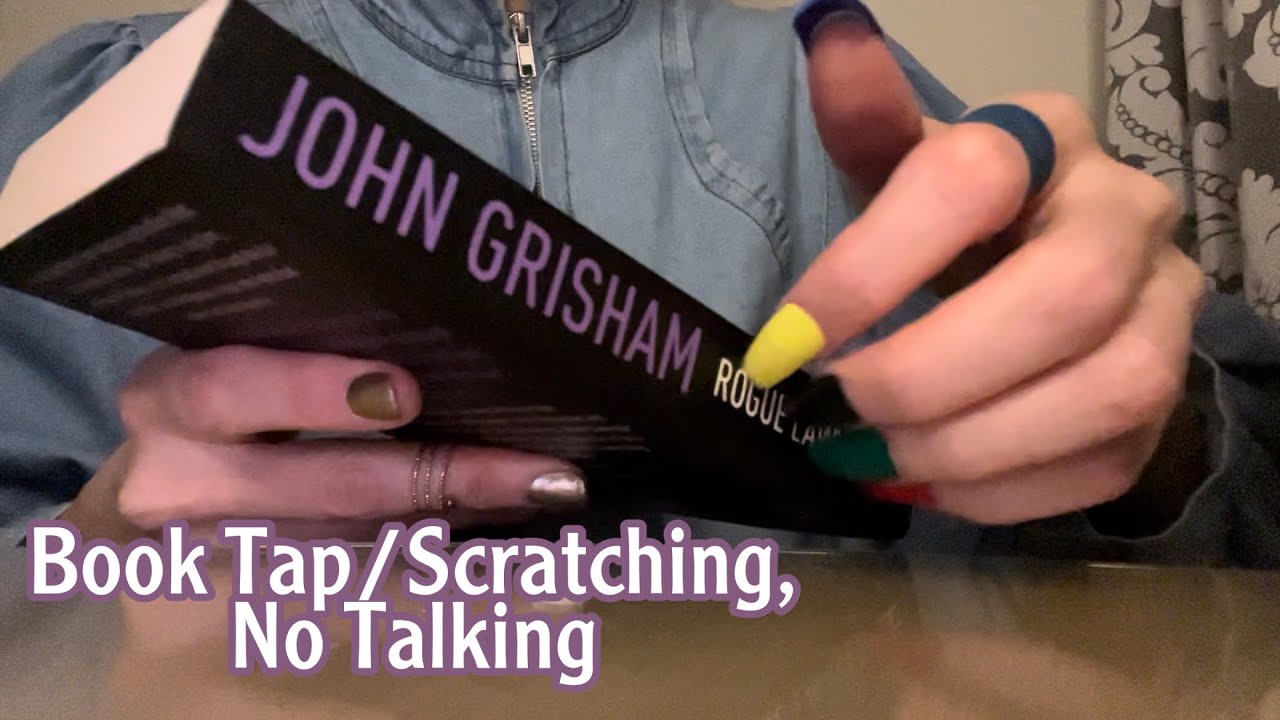 Asmr π Book Tapping Scratching Page Turning Paper Sounds No