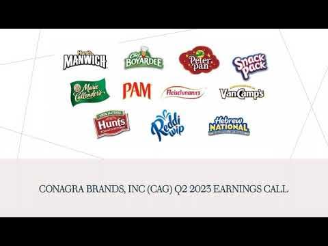 Conagra Brands, Inc $CAG Q2 2023 Earnings Call - YouTube