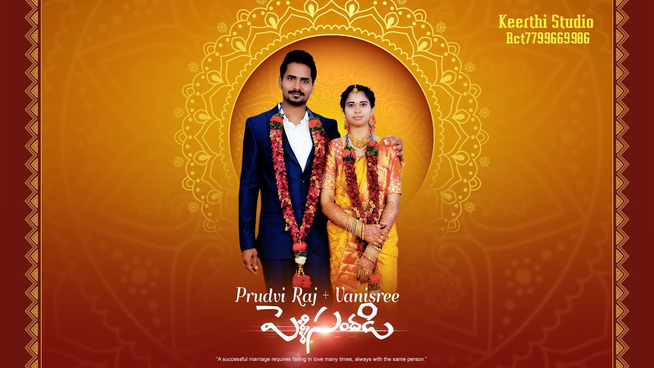 prudvi Raj weds vanisree Live Stream - YouTube