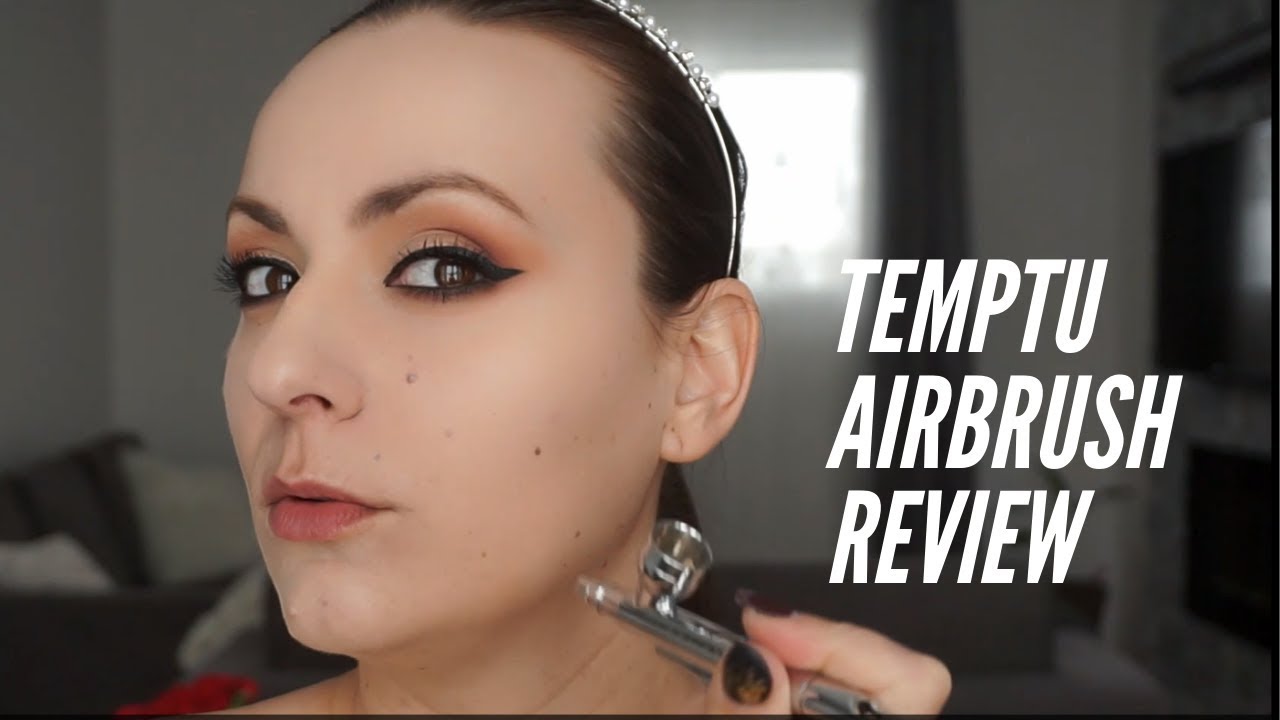 TEMPTU PRO Airbrush Kit - Application & Review - YouTube