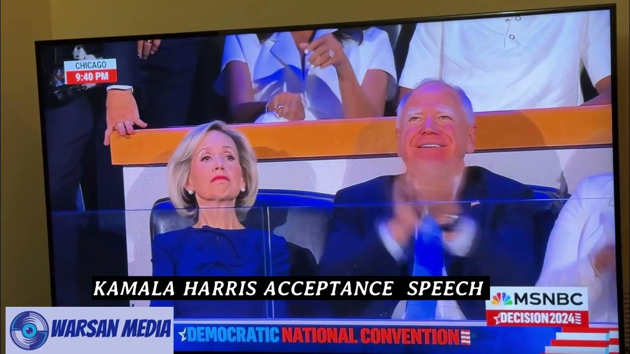 KAMALA HARRIS ACCEPTANCE SPEECH - YouTube