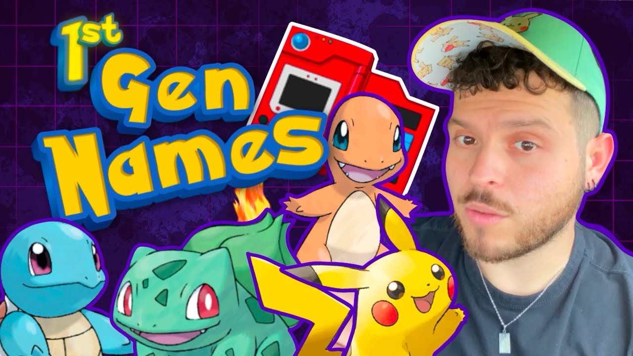 Pokémon 1st Gen | 151 English Names - YouTube