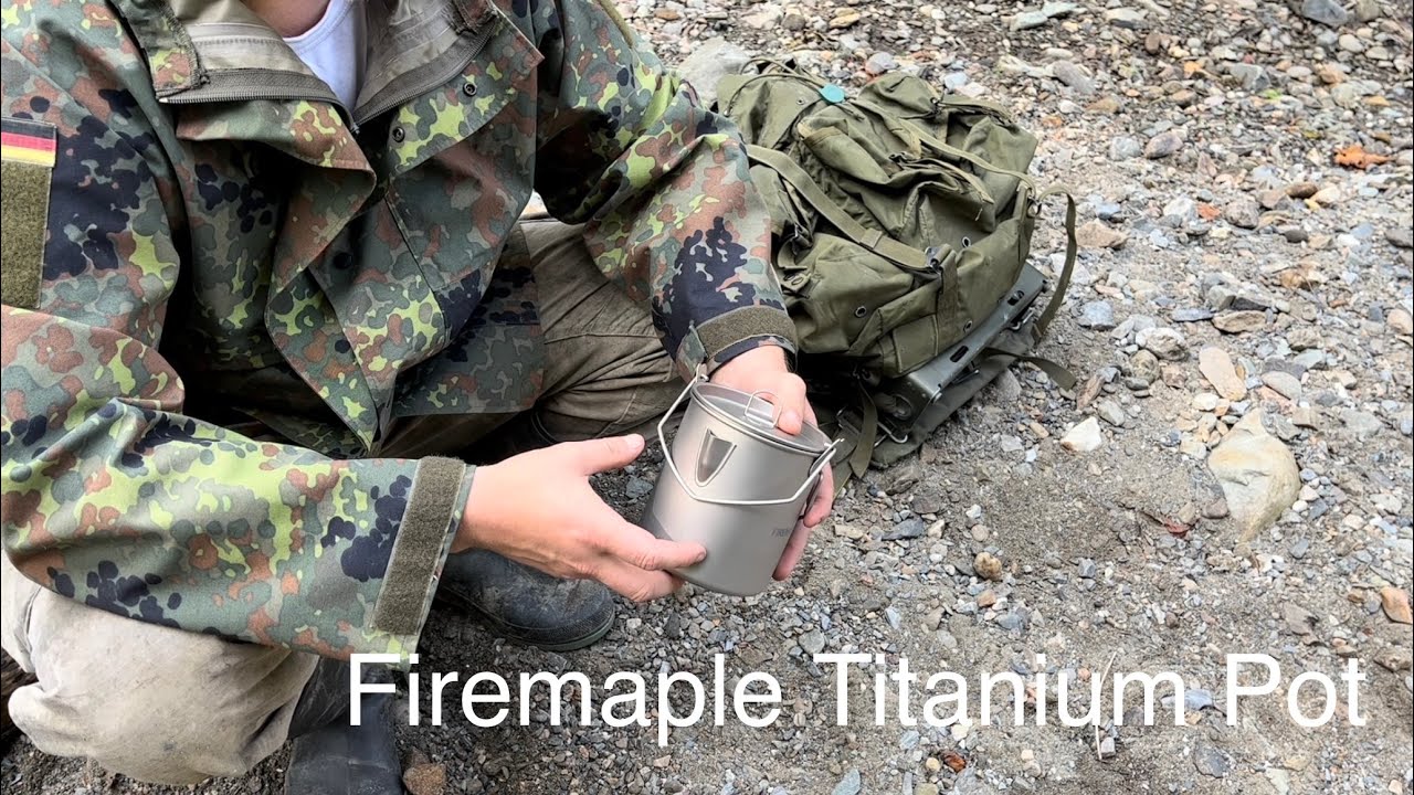 Firemaple Alti Titanium Bushcraft Pot Review - YouTube