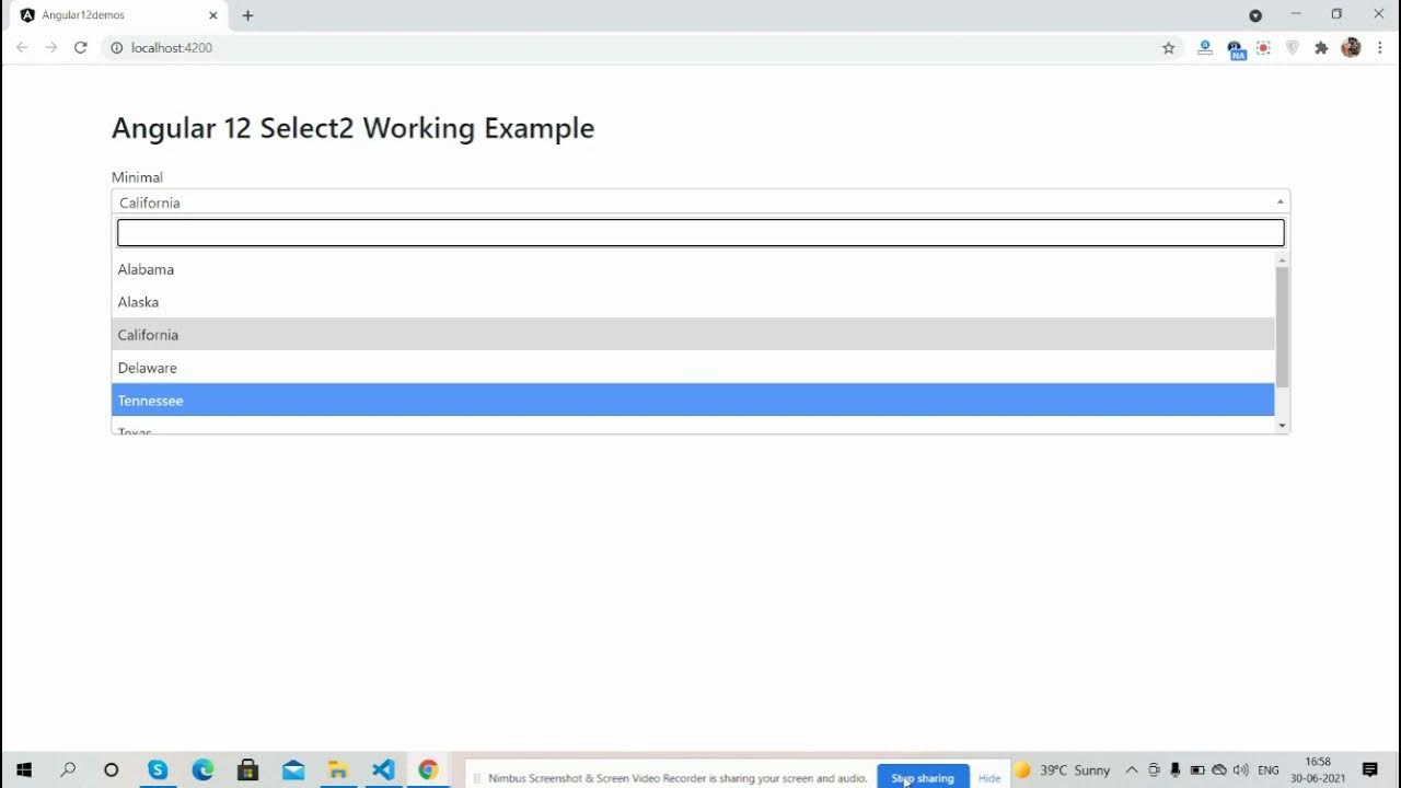 Angular 12 Select2 Working Demo - YouTube