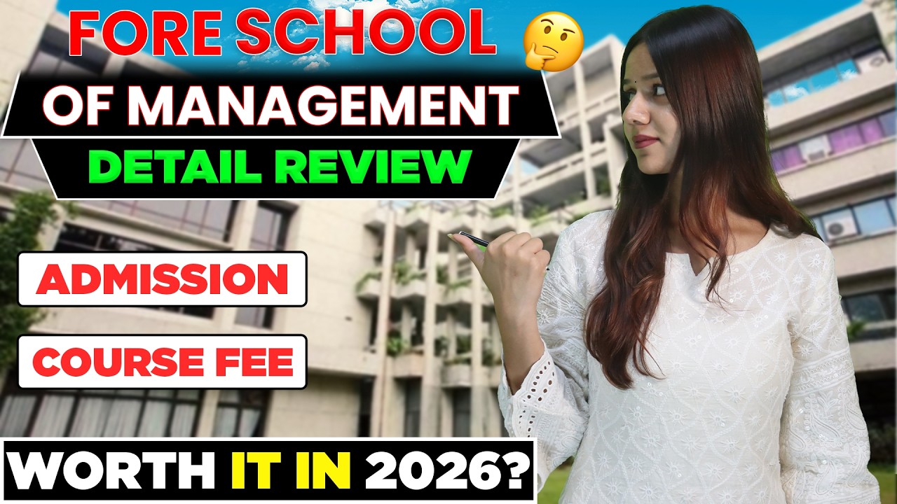 FORE School of Management MBA Review 🎓 | Cutoff, Fees & Placements ...