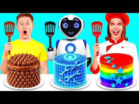 Ben vs Robot Yemek Yapma Mücadelesi | Fantastik Yemek Tüyoları
